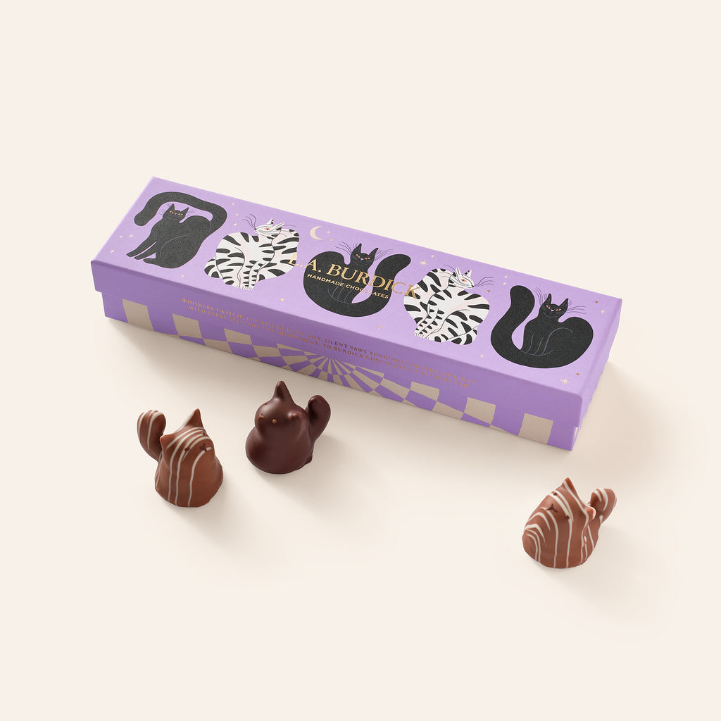 Chocolate Black Cats | Burdick Halloween Gifts – L.A. Burdick Chocolates