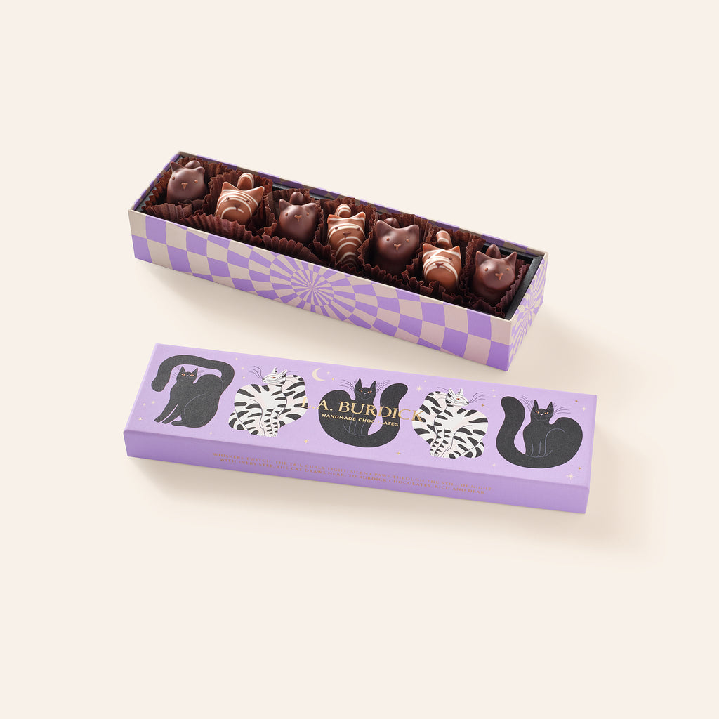 Chocolate Black Cats | Burdick Halloween Gifts – L.A. Burdick Chocolates