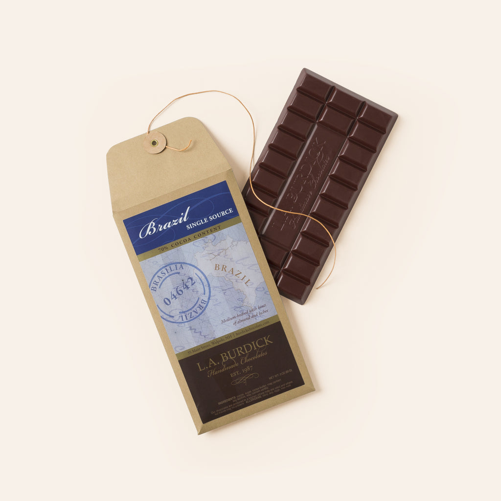 Single Source Brazil Dark Chocolate Bar | L.A. Burdick Chocolates