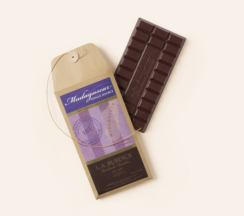 Single Source Madagascar Dark Chocolate Bar | L.A. Burdick Chocolates