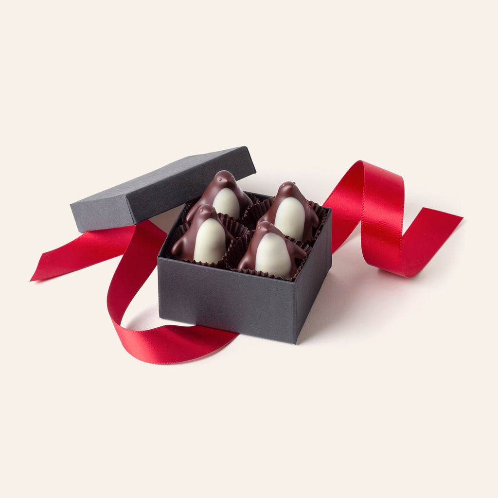 4 Chocolate Penguin Favor | L.A. Burdick Chocolates