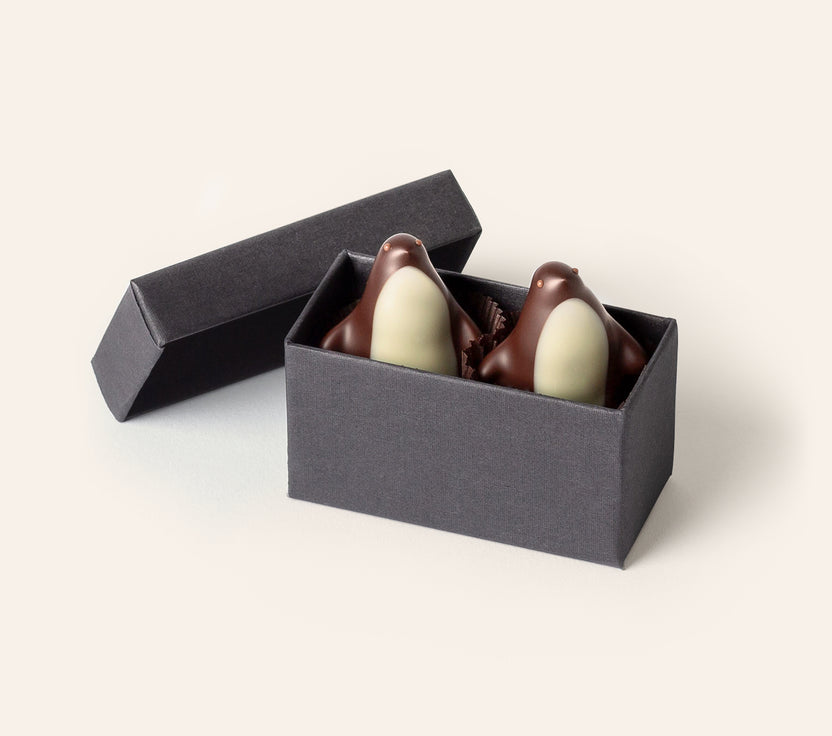 L.A. Burdick Chocolate Penguin 2PC |Novelty Chocolate Gifts – L.A ...