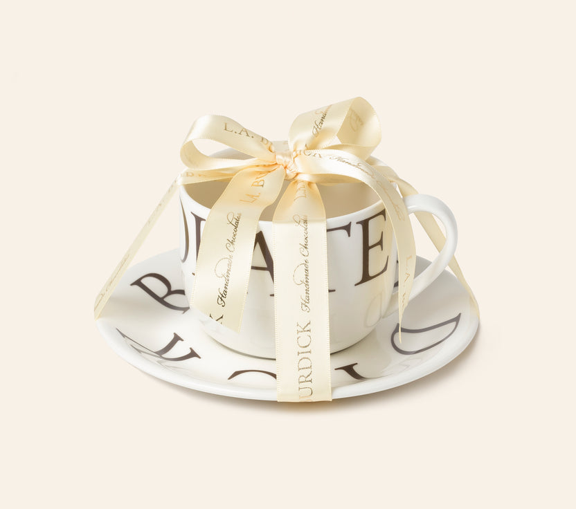 Cup & Saucer | Ideal for Burdick Hot Chocolate – L.A. Burdick Chocolates