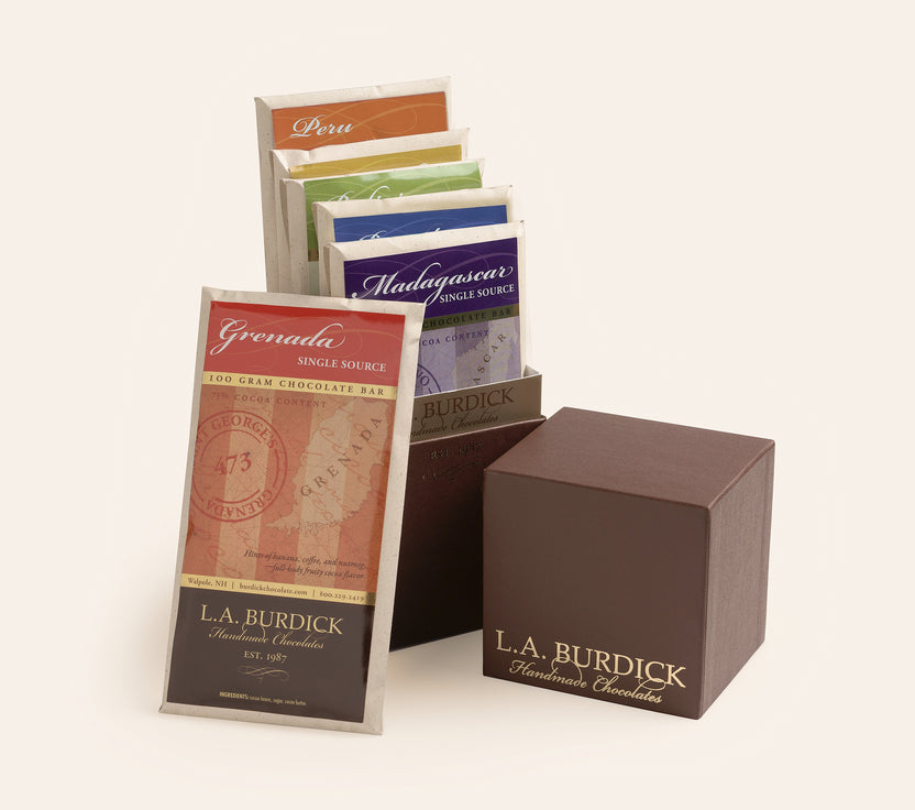Single Source Dark Chocolate Bar Set | L.A. Burdick Chocolates